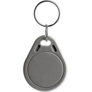 RFID Key Fob MIFARE NXP Classic 1K S50 Grey - Pkt 20